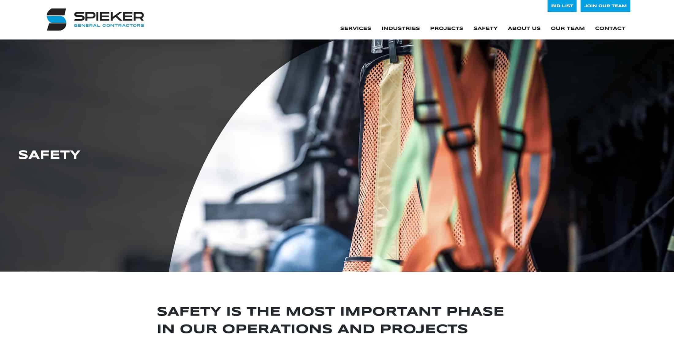 Safety - Spieker General Contractors